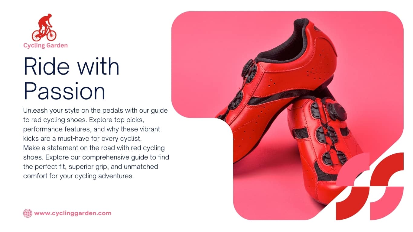 Red cycling shoes: Add a Pop of Color to Your Ride